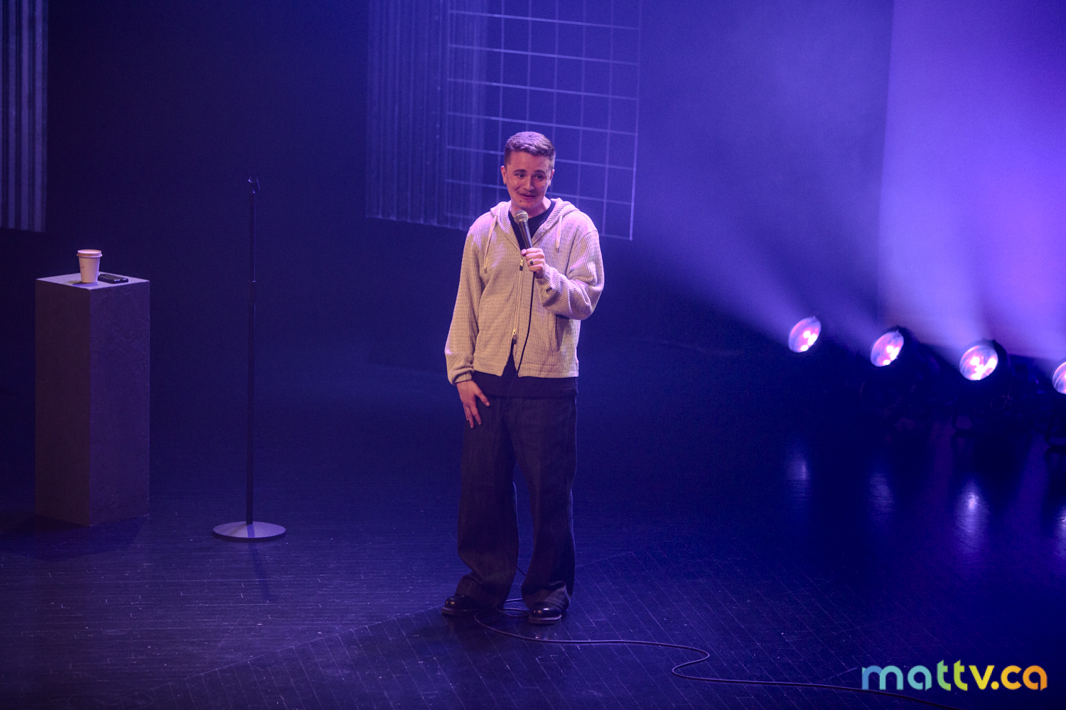 Charles Brunet et son show « fucking drôle » au Gesù